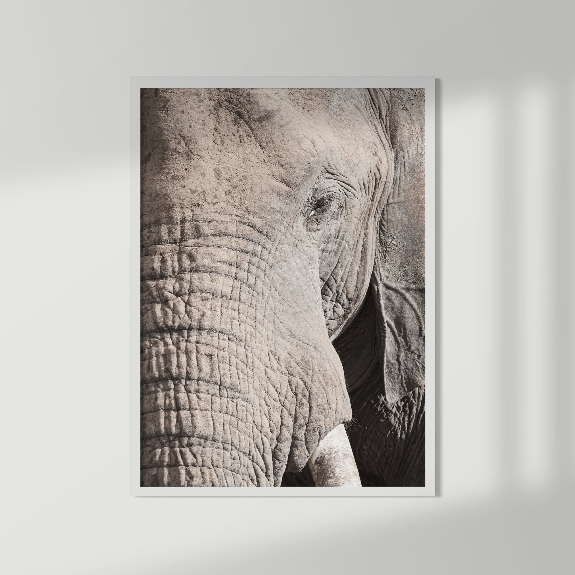 Elephant Print Elephant Wall Art Printable Safari Animal | Etsy