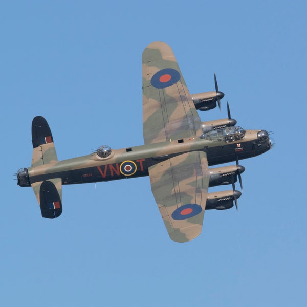 Lancaster Bomber Print - Etsy UK