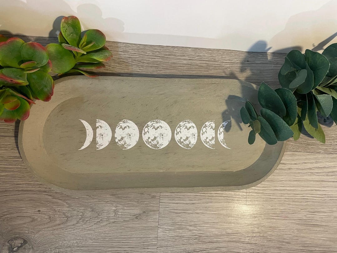 Moon Phases Tray | Moon Ring Dish | Moon Ring Tray | Handmade Jewelry ...