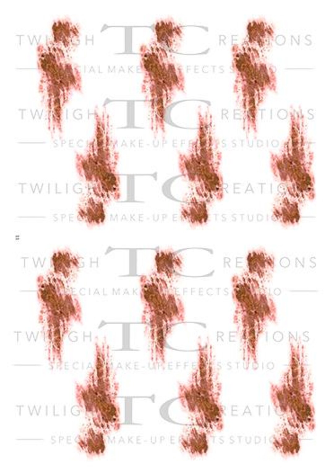 Temporary Tattoo - Skin Scrapes 2 - Single Design #11 - Etsy