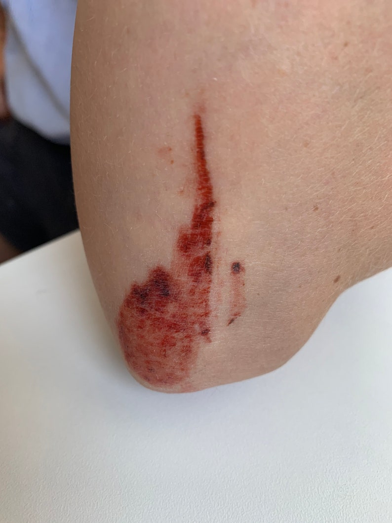 Temporary Tattoo - Skin Scrapes 2 - SFX Tattoo - Etsy