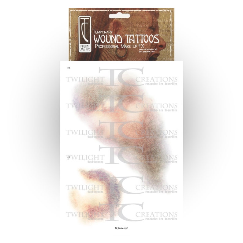 Temporary Tattoo - Bruises 3C - SFX Tattoo - Etsy
