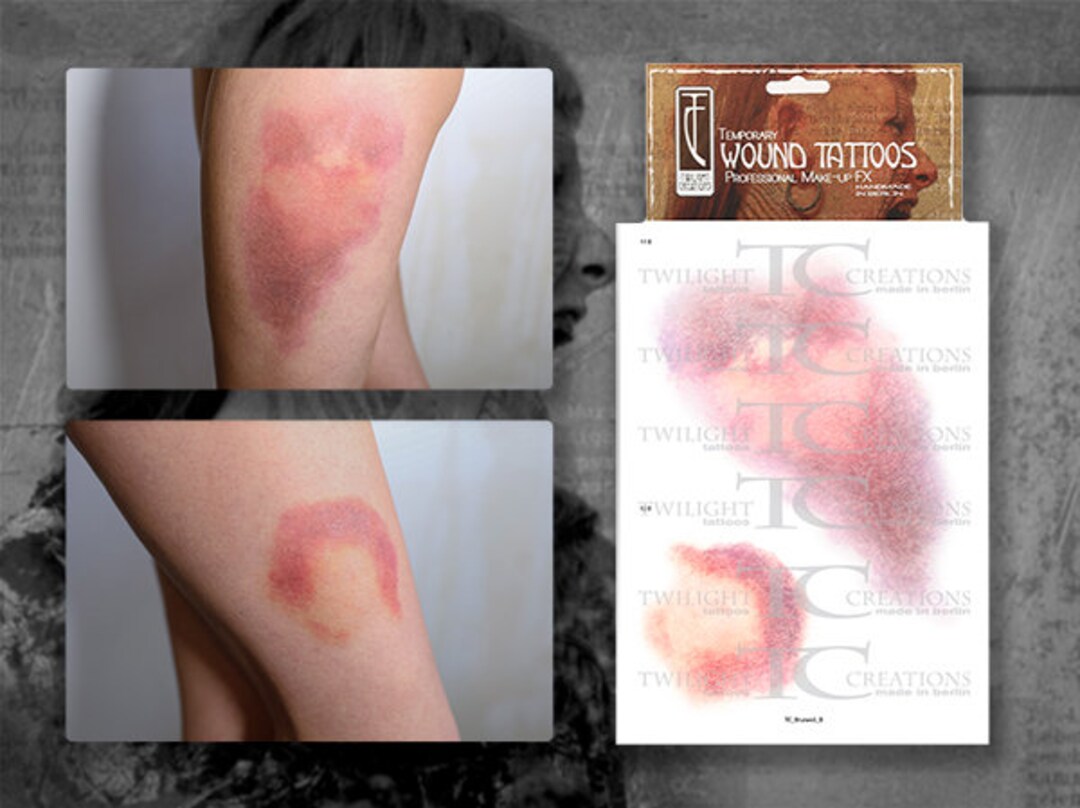 Temporary Tattoo - Bruises 3B - SFX Tattoo - Etsy