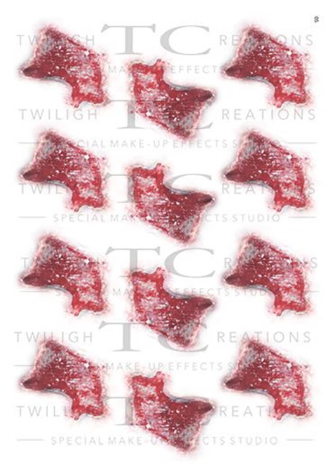 Temporary Tattoo - Burn Wounds - Single Design #05 - Etsy