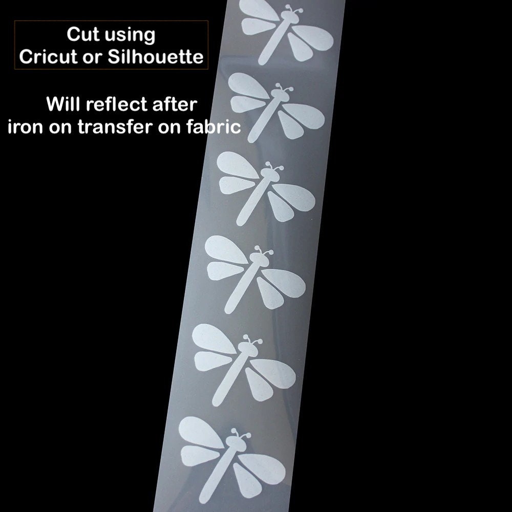 Reflective Heat Transfer Vinyl, Iron on Reflective HTV Heat Transfer ...