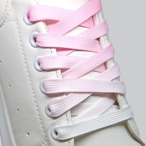 Gradient PINK Shoelaces, Tie Dye Shoelaces, Shoelaces for Sneakers ...