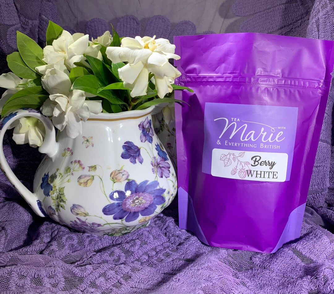Mixed Berry White Tea 20 Transparent Bio-degradable Pyramid Tea Sachets ...