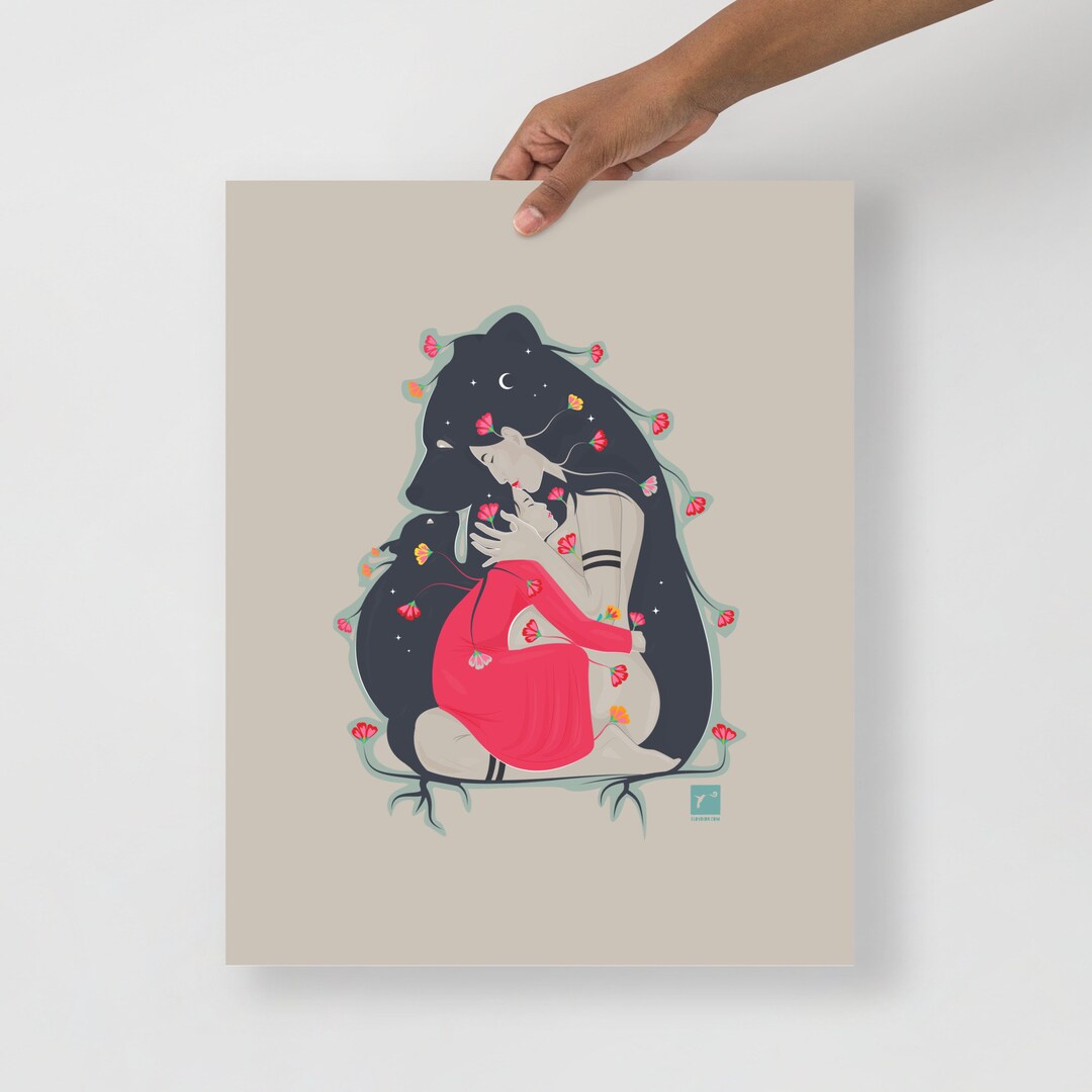 Mama Bear Poster Print - Etsy