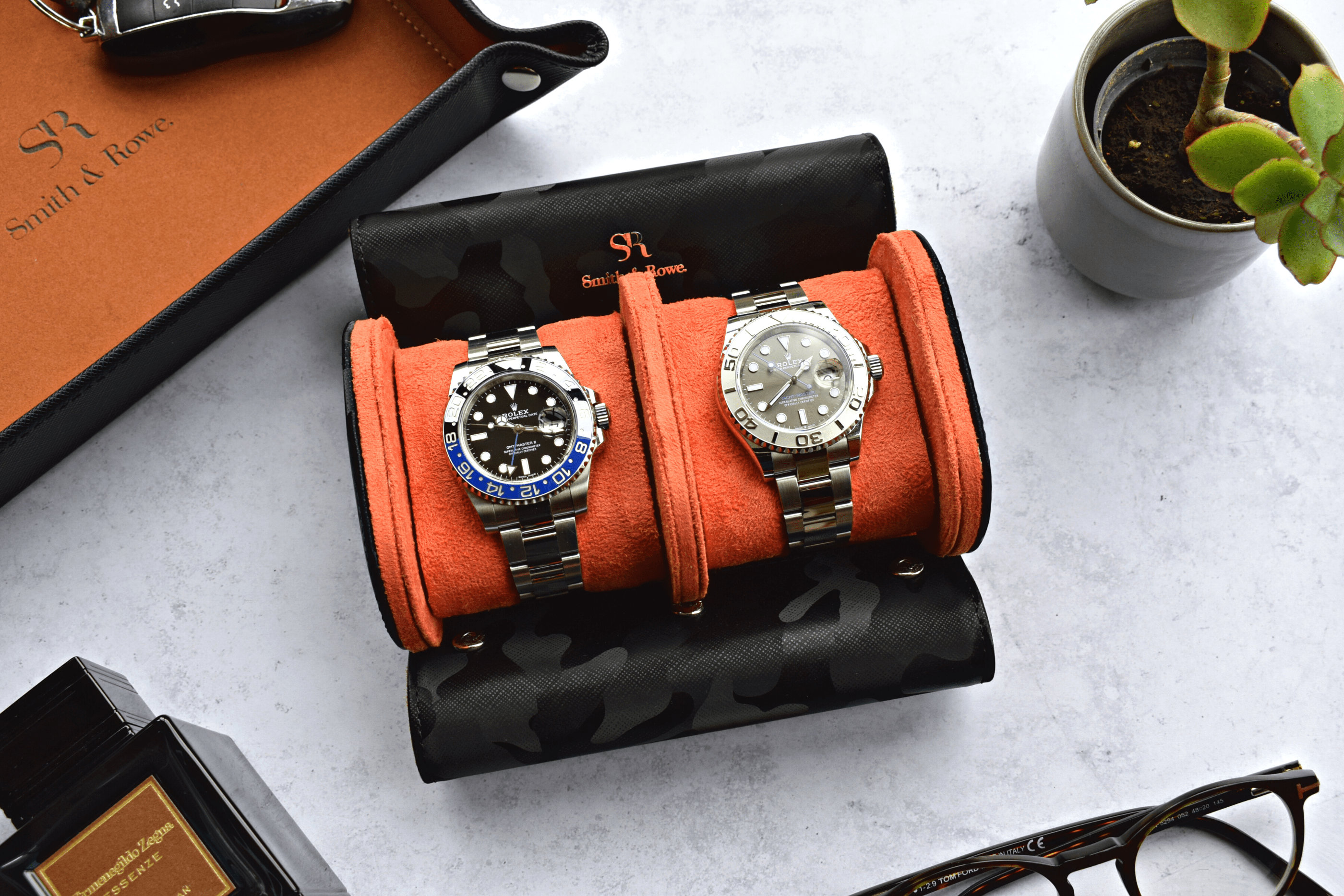 Luxury Leather Watch Case, Camouflage Watch Box, Travel Watch Box ...