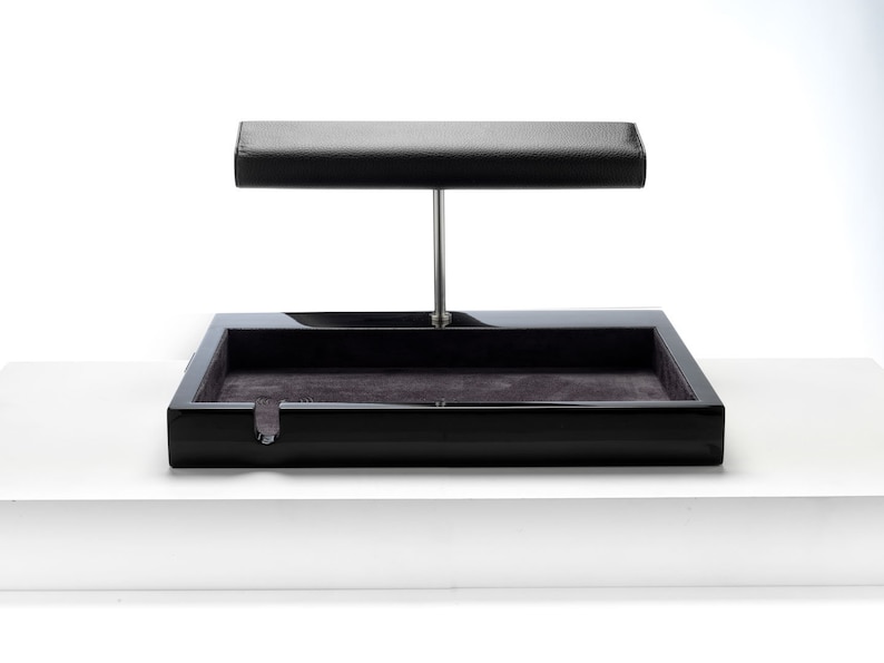 Luxury Watch Holder Stand+valet Tray for Men, Wooden Catchall Tray, Men ...