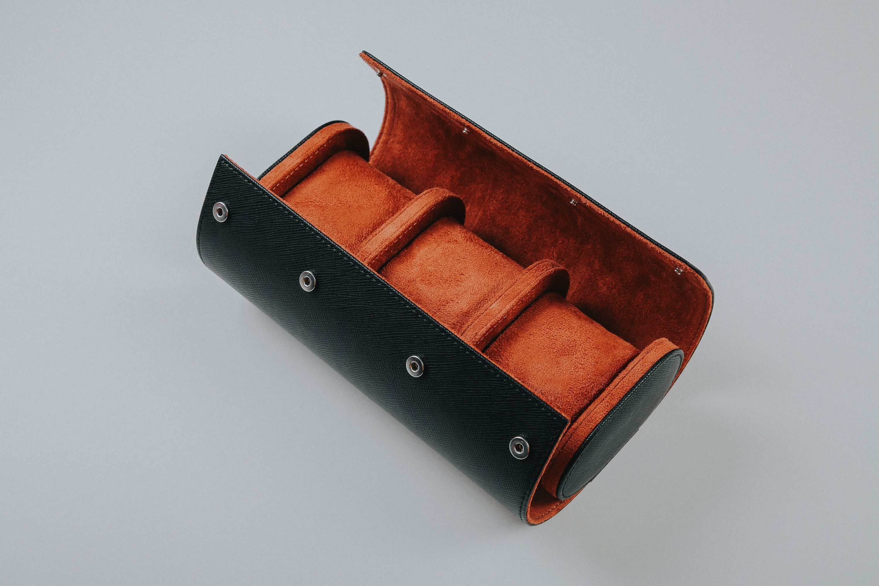 Watch Roll Luxury Leather Travel Case 3 Storage Watch Box - Etsy