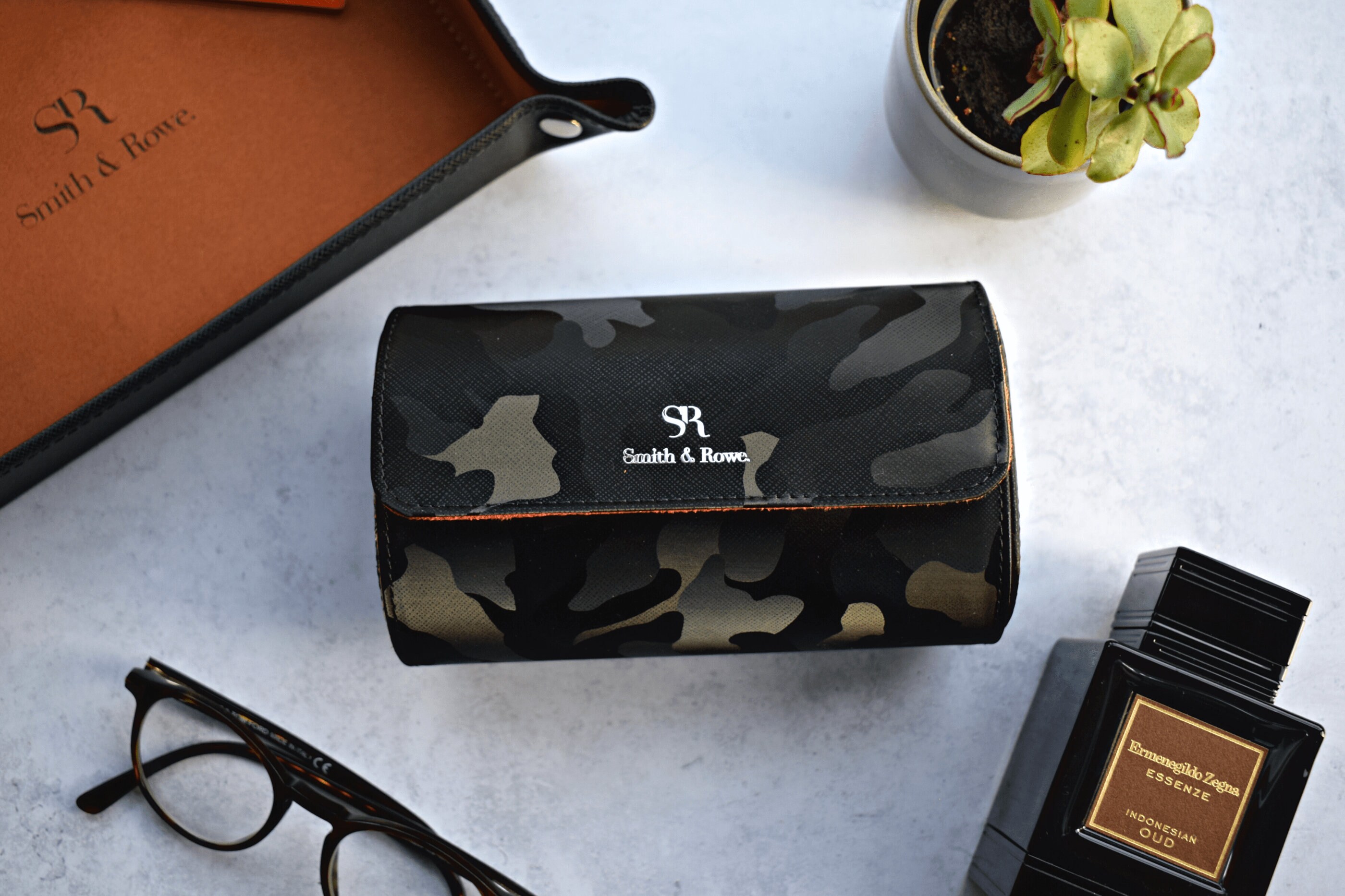 Luxury Leather Watch Case, Camouflage Watch Box, Travel Watch Box ...