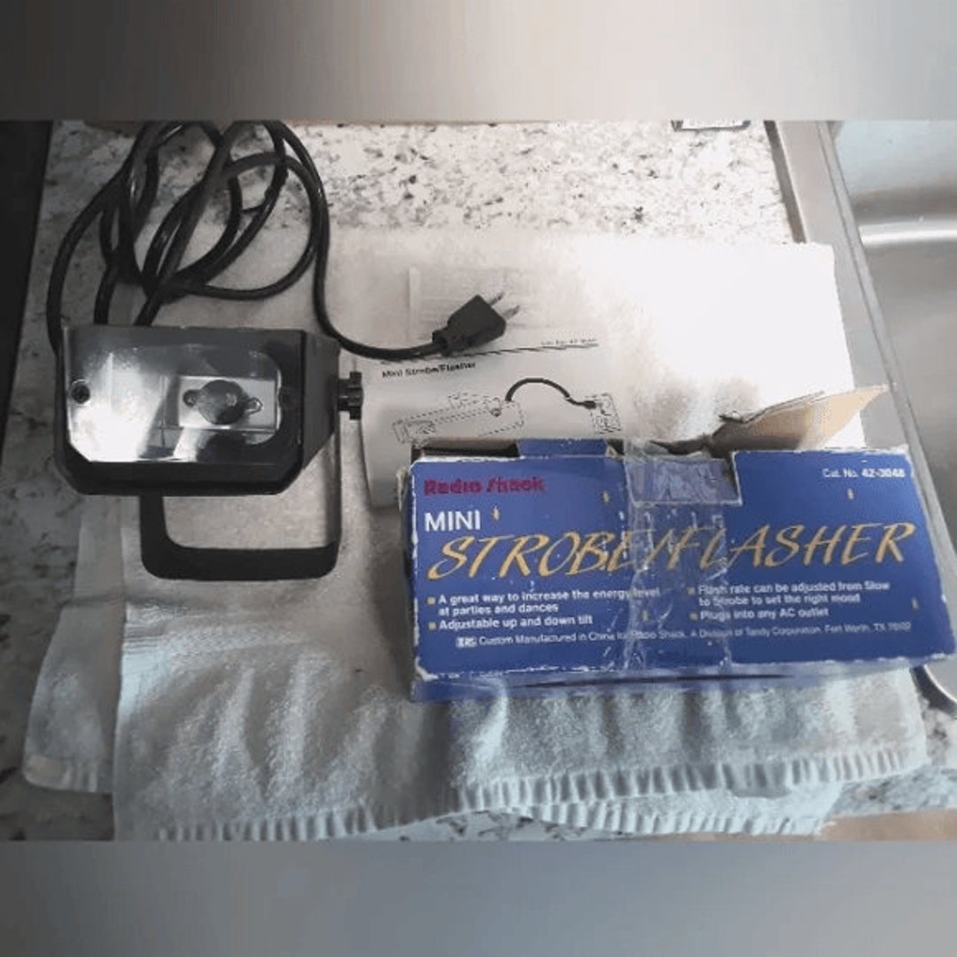 Vintage Radio Shack Strobe Flashing Light - Etsy