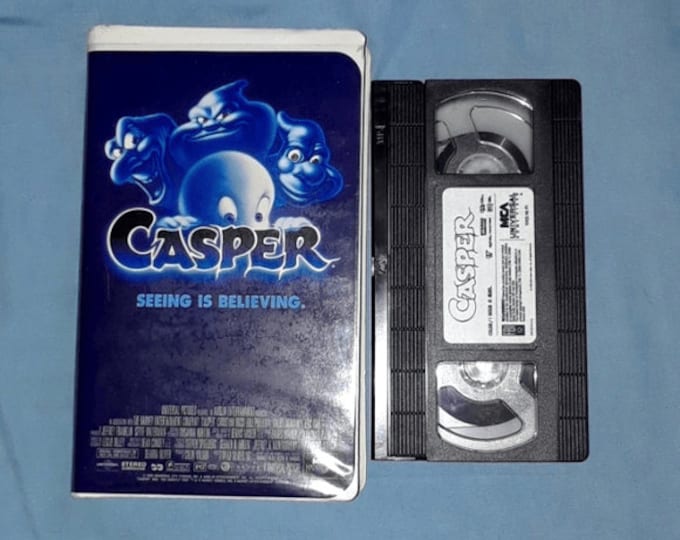 Casper VHS 1995 Seeing is Believing Movie MCA Clamshell Case - Etsy