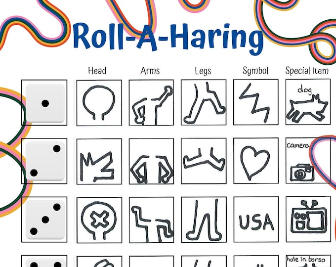 Roll-a-haring Art Resource - Etsy