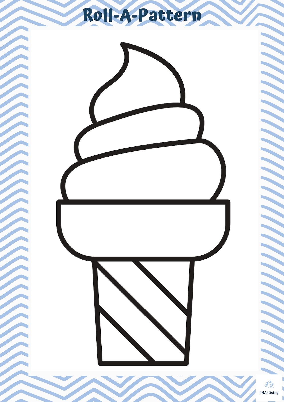 Roll-a-pattern Art Worksheet - Etsy