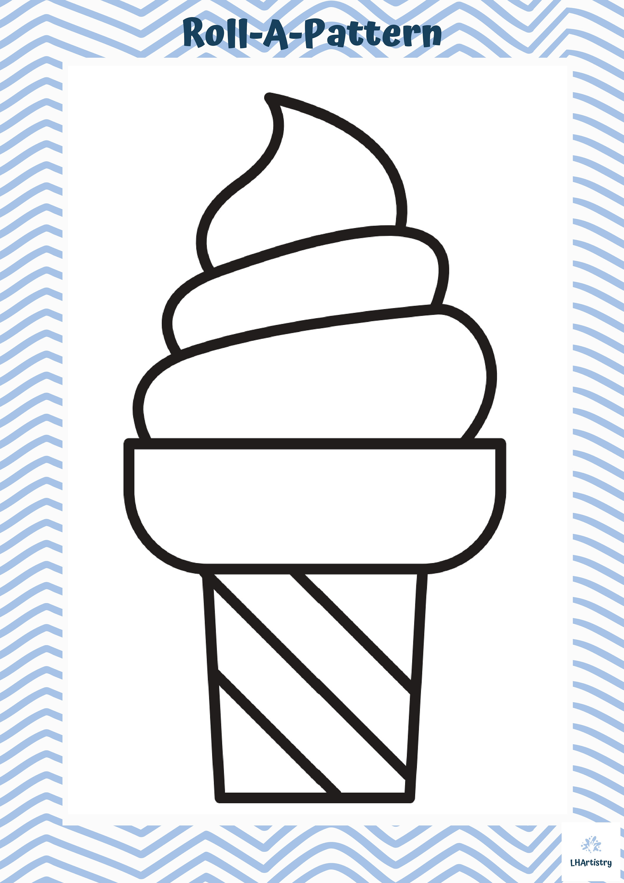 Roll-a-pattern Art Worksheet - Etsy