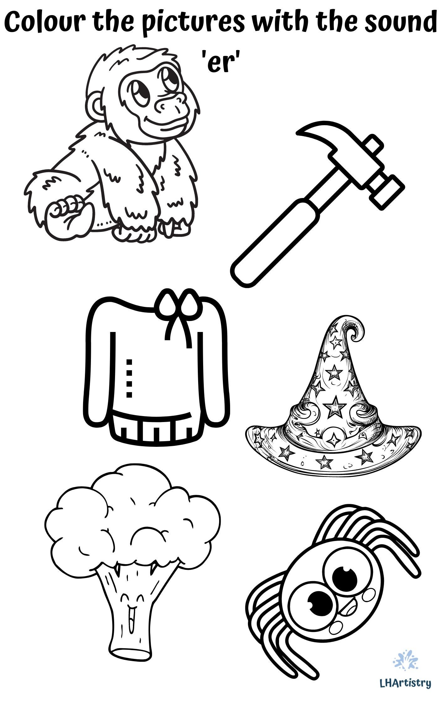 Phonics Colouring Book - Set 3 - Etsy