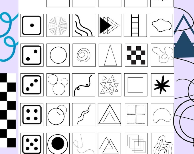 Roll-a-kandinsky Interactive Art Activity - Etsy