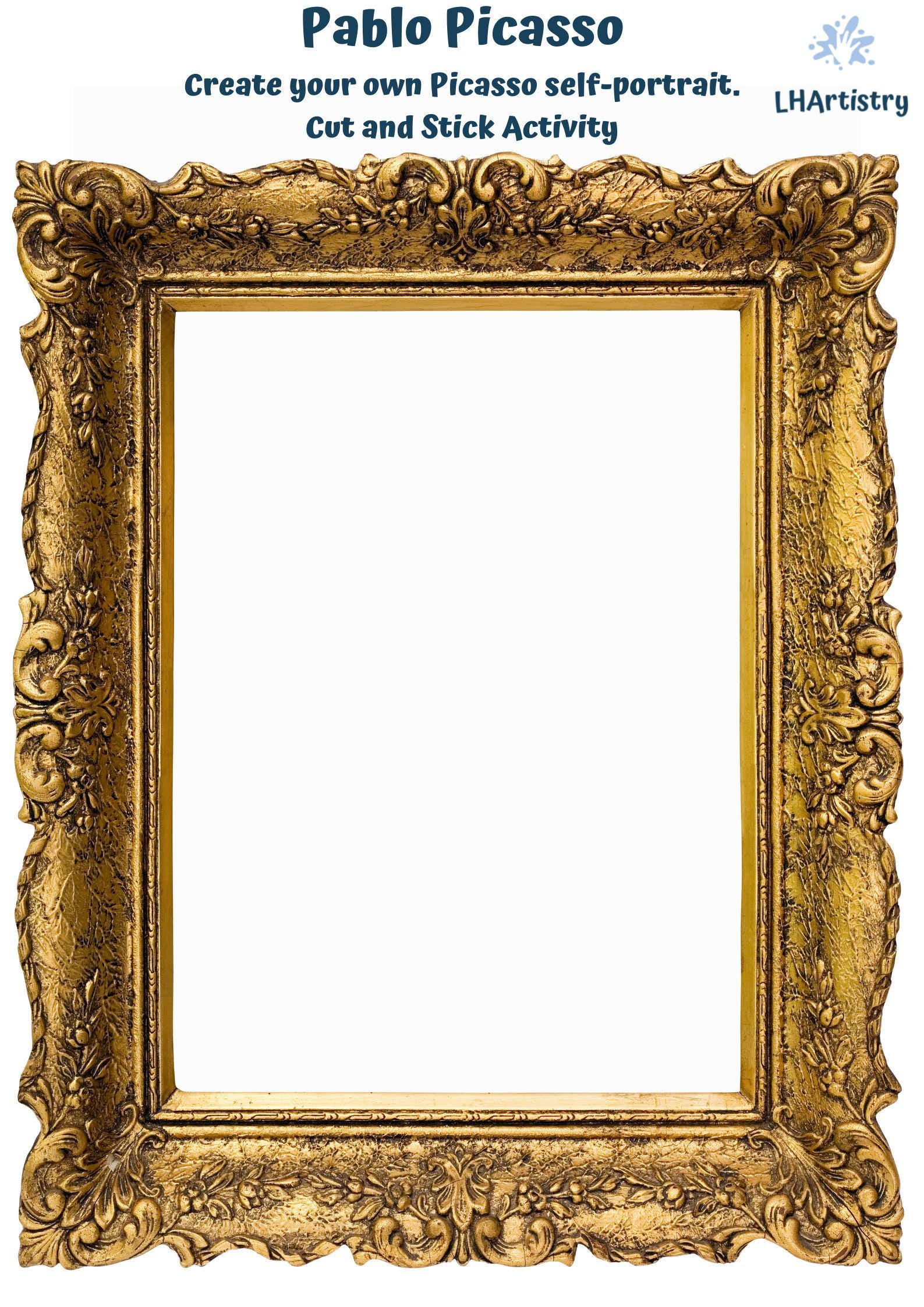 Cut and Stick Self Portrait Picasso Art Activity - Etsy