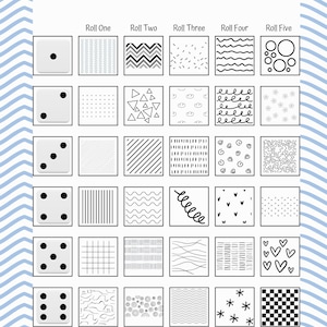 Roll-a-pattern Art Worksheet - Etsy
