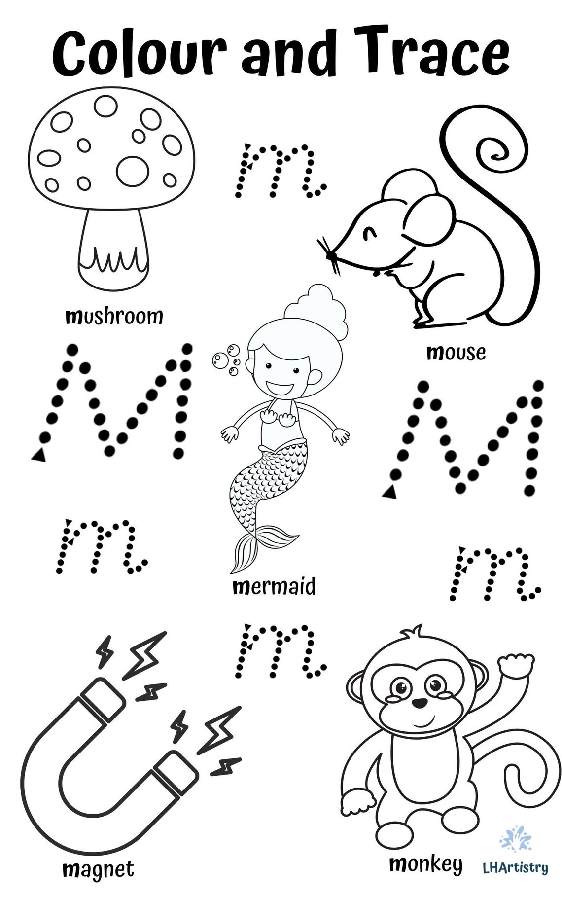 Phonics Colouring Book - Complete Set 1 - Etsy