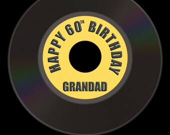 Record Cake Topper | Etsy UK