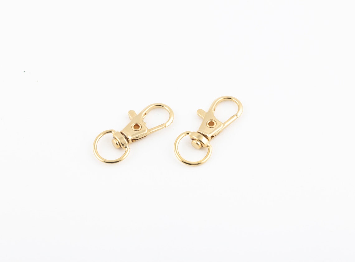24k Gold Plated Key Chain, Split Key Chain Rings, Key Chain and ...