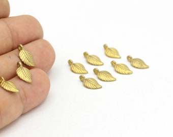 Stainless Steel Monstera Leaf Charms Leaf Pendant 18K Real - Etsy