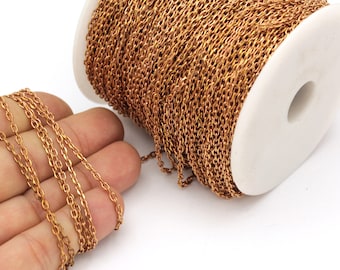 Raw Brass Curb Chains Faceted Curb Chain Strong Chains Bar - Etsy