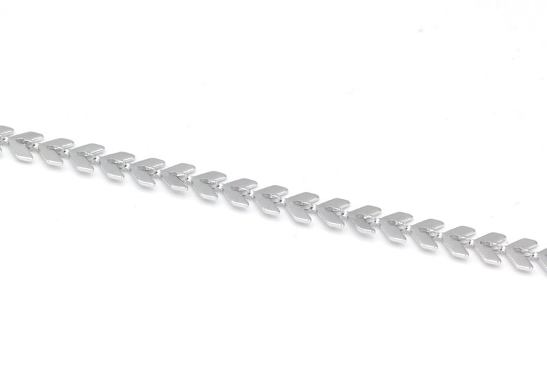 Silver Plated Arrow Chains, Arrow Chains, Chevron Arrow Chains, Chevron ...
