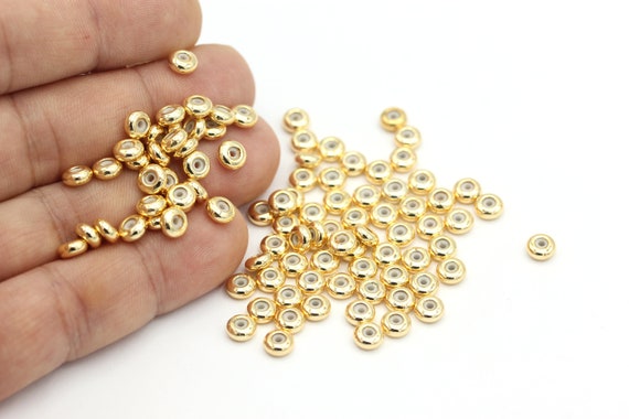 24k Gold Plated Rubber Stopper 24k Gold Plated Connector - Etsy