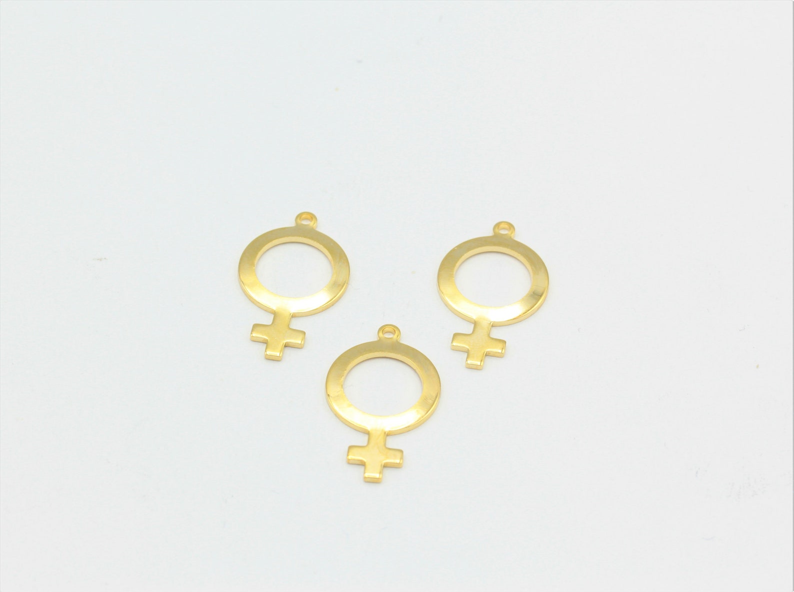 Feminist Gold Venus Symbol,gender Symbol Necklace,venus Symbol ,gold ...