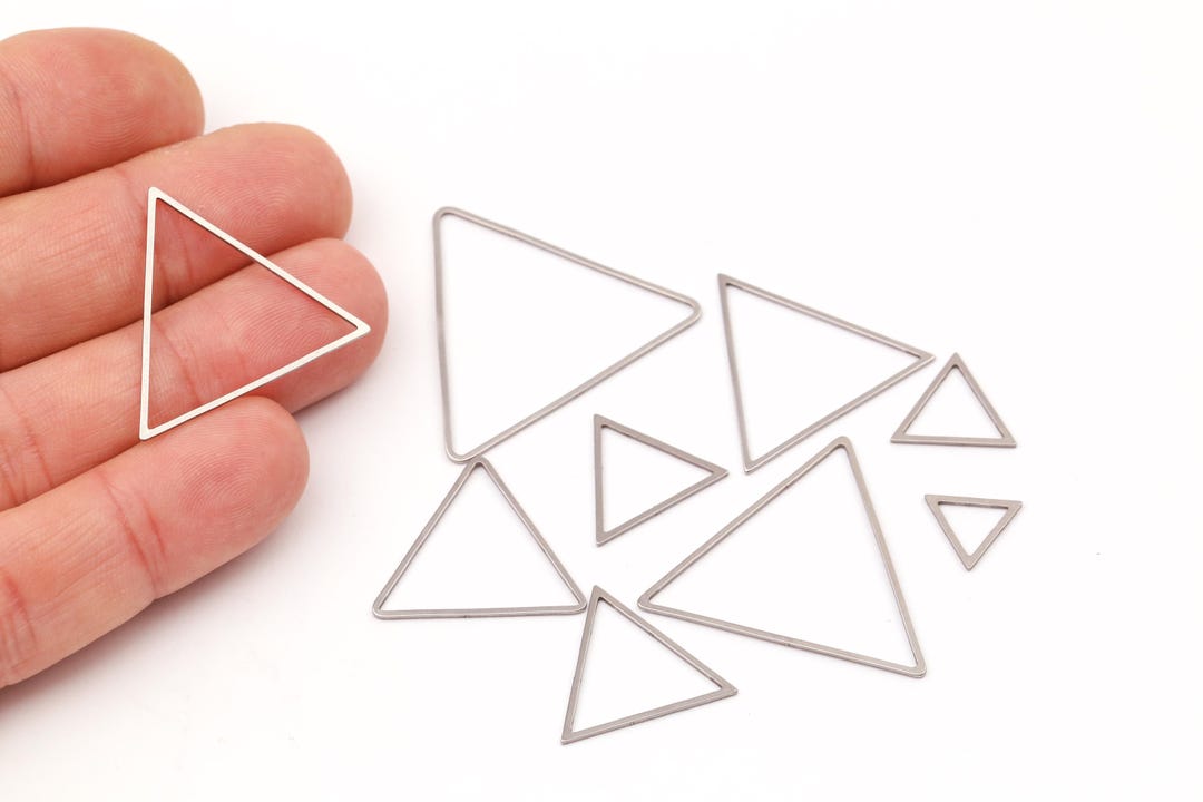 Stainless Steel Triangle Frame Connector, Laser Cut Triangle Link ...
