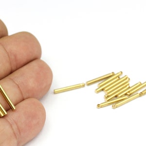 Long Square Bar, Long Bar , Pendant Bar, Connectors,raw Brass Bar ...
