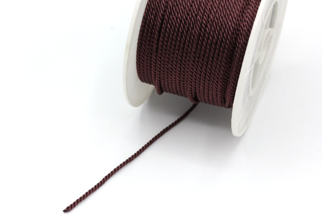 Brown Cotton Rope, Cotton Cord, Macreme Cord, Twisted Cord for ...