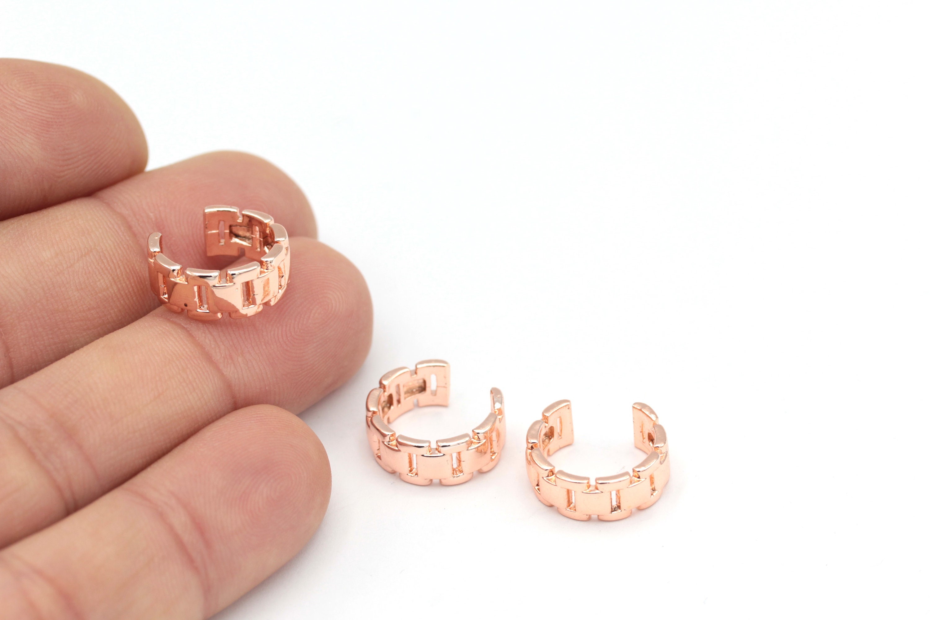 Rose Gold Plated Ear Cuff Ear Cuff Minimalist Ear Cuff - Etsy