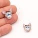 Hand Made Murano Glass Donkey Beads, Animal Glass Beads, Lampwork ...