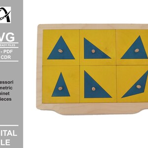 Montessori Geometric Cabinet SVG – Laser Cut Files (digital Download ...