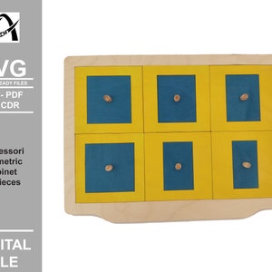 Montessori Geometric Cabinet SVG – Laser Cut Files (digital Download ...
