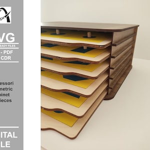 Montessori Geometric Cabinet SVG – Laser Cut Files (digital Download ...