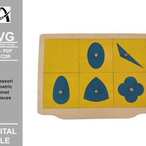 Montessori Geometric Cabinet SVG – Laser Cut Files (digital Download ...