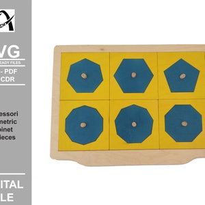 Montessori Geometric Cabinet SVG – Laser Cut Files (digital Download ...