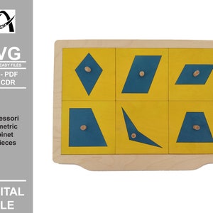 Montessori Geometric Cabinet SVG – Laser Cut Files (digital Download ...