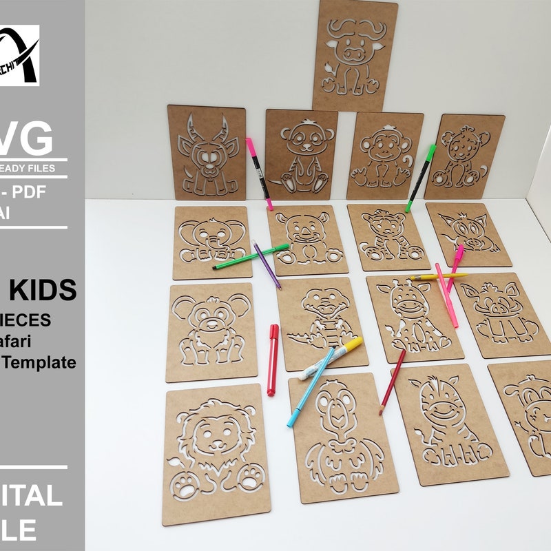 Montessori Animal Drawings - Etsy