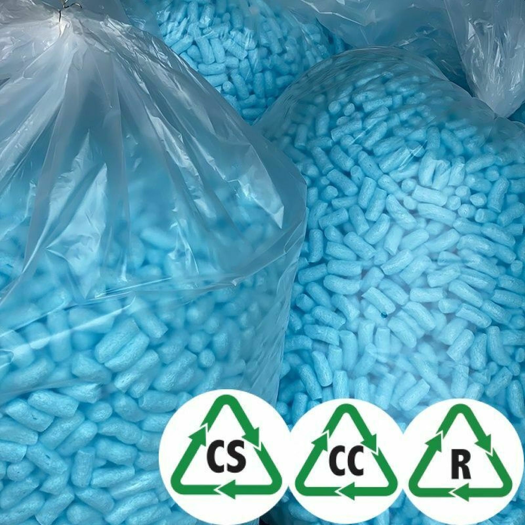 Eco Flo Blue Loose Fill 210 Litres 7.5 Cubic Feet Bag - Etsy