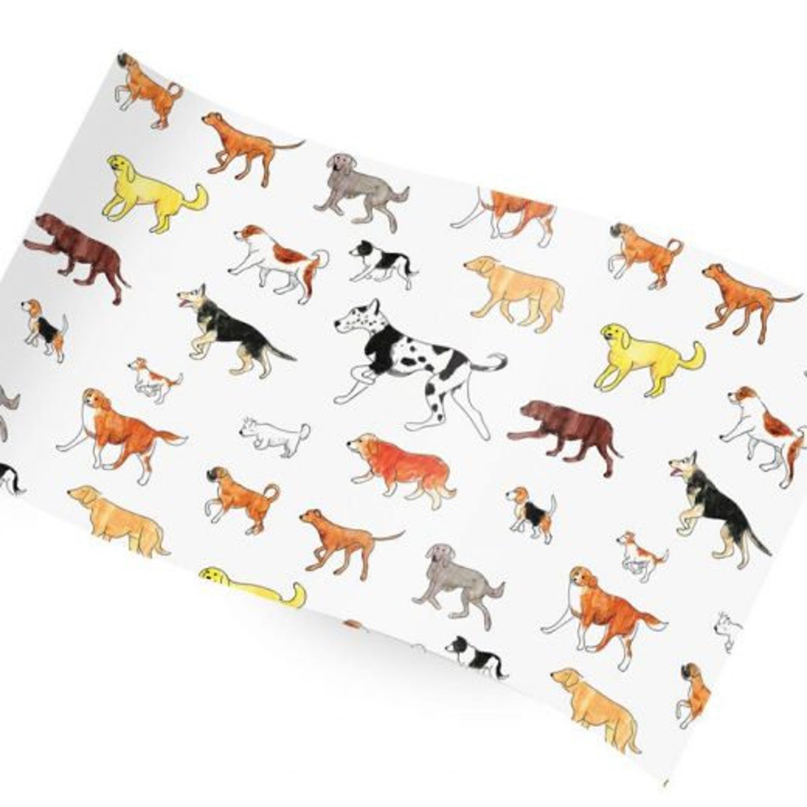 Cats and Dogs Printed Tissue Paper 18GSM 700x500mm - Etsy UK