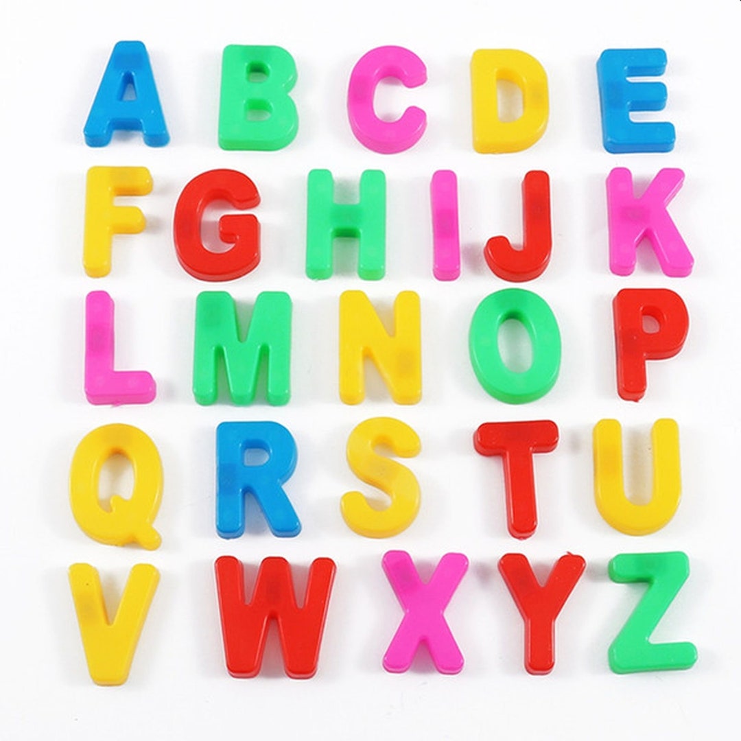 Magnetic Alphabet Letters - Etsy