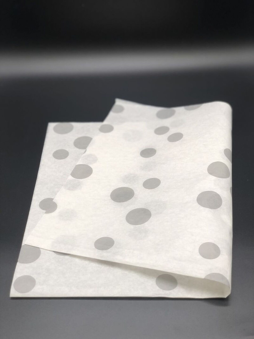 White Paper With Grey Bubble Spots Tissue Sheet 18gsm 500 X 750mm - Etsy