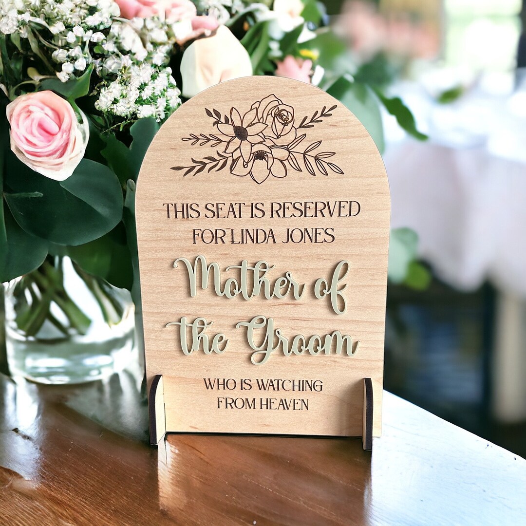 Wedding Arch Sign, Layered Wedding Sign, in Loving Memory, Wedding ...
